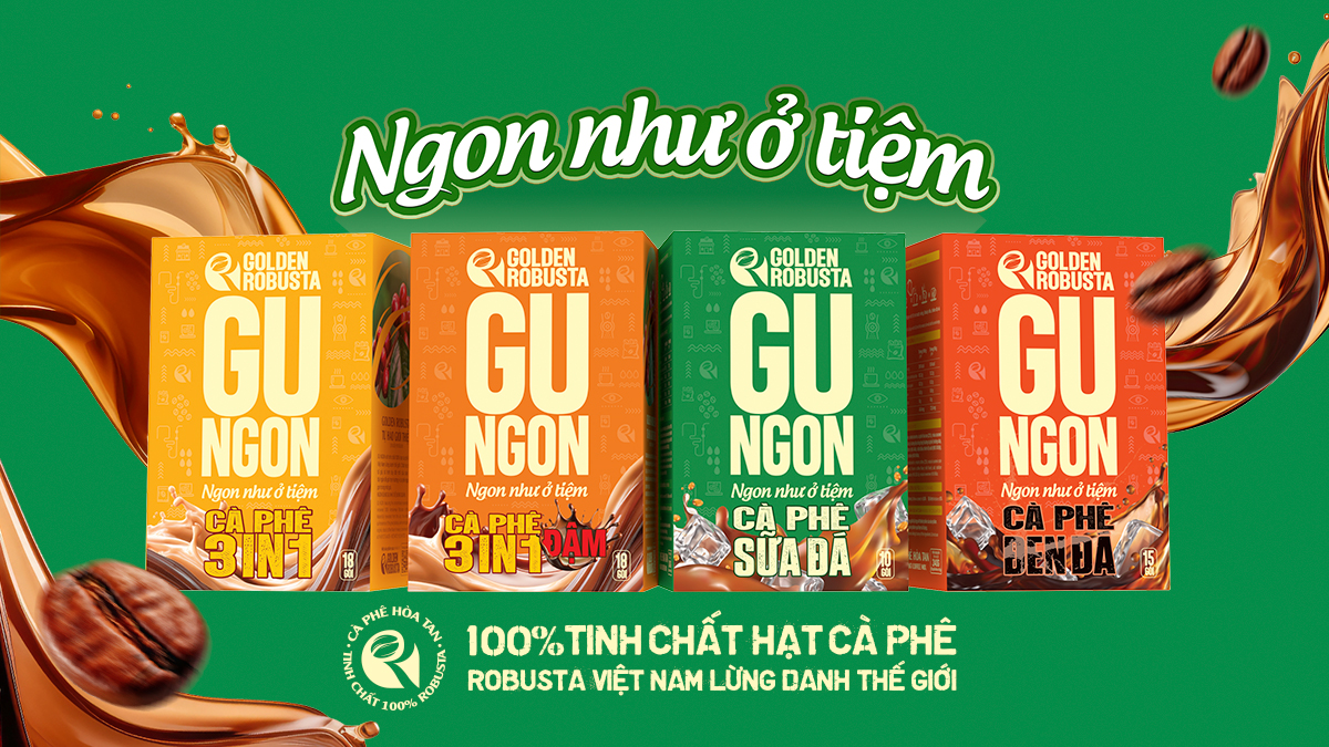 Tìm Gu Cà Phê "Chân Ái": Khám Phá 4 Hương Vị Gu Ngon Từ Golden Robusta ...